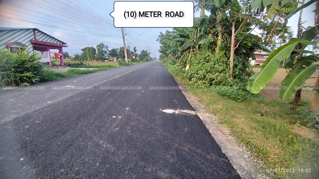 Land 8 Kaththa with free house on sell at Bharatpur-15, Fulbari ...