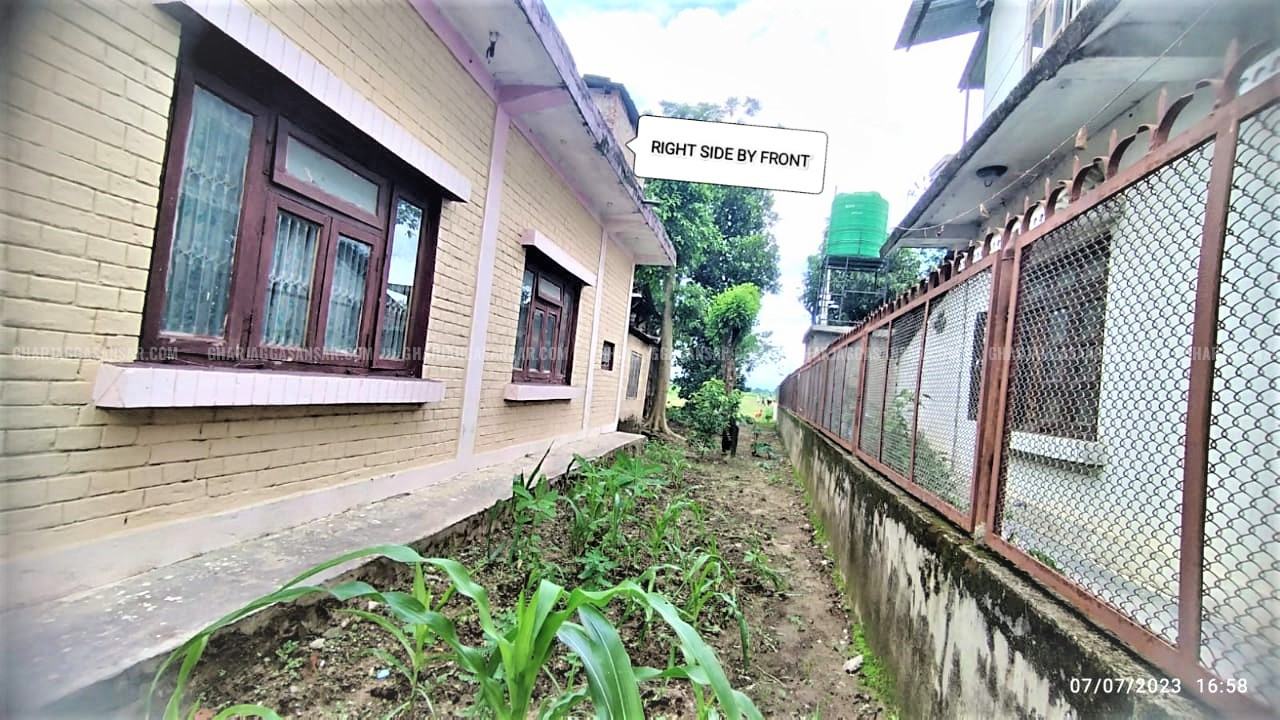 Land 8 Kaththa with free house on sell at Bharatpur-15, Fulbari ...